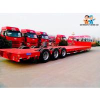 China Mining Machinery 60000kg  Fuwa Heavy Duty Low Bed Trailers for sale