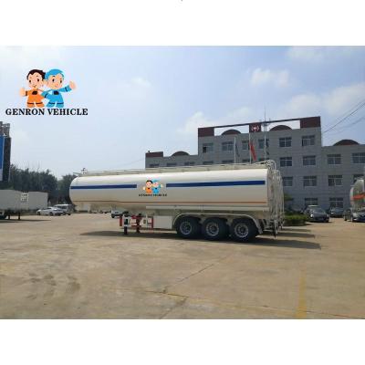 China BPW Axle Sulfuric Acid Crude Oil 42000L Vacuum Tank Trailer for sale