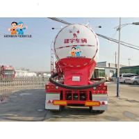 China Pneumatic Cement Transport 50ton 45cbm Dry Bulk Tanker Trailer for sale