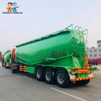 China best price tri axles bulk cement transport truck trailer 50ton powder cement tanker for sale for sale