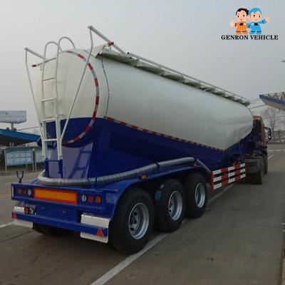 China Tri Axles Mechanical Suspension and air suspension Tanker Bulk Cement Carrier Cement Bulker Semi Truck Trailers For Sale for sale