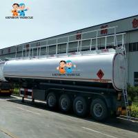 China Large Capacity Gasoline Lorry 4 Inch Valve CCC 50T Liquid Tanker Trailer for sale