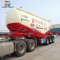 China 3 Axles Promotional 35cbm 50cbm Dry Powder Silo Transport Tank Bulk Cement Bulker Tanker Trailer for sale for sale