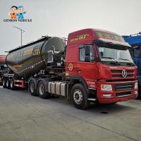 China 3 axles 12 wheels 45tons 55tons powder dry bulk cement fly ash tank truck trailer export to Ghana, Guinea, Uganda, Sudan for sale
