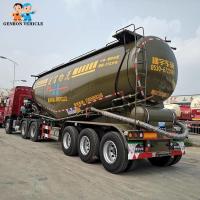 China China 3 Axle 45 Cubic Meters Bottom Loading Dry Powder Cement Bulk Tanker Trailer export to Tanzania, Zambia, Nigeria for sale