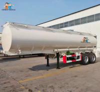 China Bottom Emergency Valve Flammable 40ton Liquid Tanker Trailer for sale
