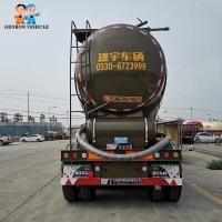 China 3 Axles 45cbm Dry Powder Bulk Cement Material Tanker Semi Truck Trailer For Sale for sale