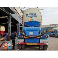 China 3 Axles 12 Wheels 55T Fly Ash Dry Bulk Tanker Trailer for sale