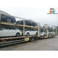 China 13T FUWA Axle Mechanical Lowbed Semi Car Hauler Trailer for sale