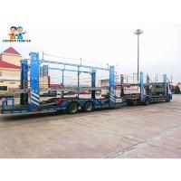 China Two Loading Floors SUV Q235 60FT Semi Truck Car Hauler for sale