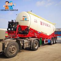 China 3 Axles Bulk Cement Tanker Semi Trailer 45m3 for sale