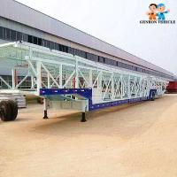 China Hydraulic Transporter ISO9001 50000KG Double Decker Car Hauler for sale