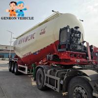 China 3 Axles Bulk Cement Tanker Semi Trailer 45m3 for sale