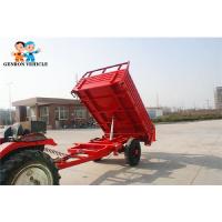 China CE ISO High Capacity 6CBM 60HP Agricultural Tipping Trailers for sale