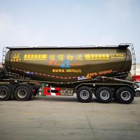 China 3 Axles 12T GV Brand dry bulk tanker trailer for sale export to Rwanda, Madagascar, Malawi, Mali for sale