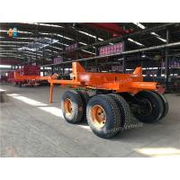 China Q345 2 Axles 60000kg Logging Semi Trailer With Bogie Suspension for sale