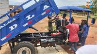 China 5 Tons Dump Truck Genron Diesel Tricycle For Big Capacity Cargo for sale
