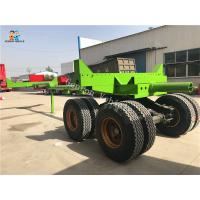 China Timber Transport 11.00R20 Tire Genron Log Loading Trailer for sale