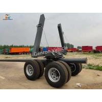 China 12R22.5 Tire Wood Transport Genron Small Timber Trailer for sale