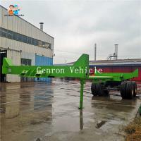 China Small 11.00R20 Wood Transport Genron Logging Semi Trailer for sale