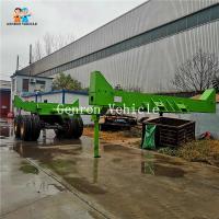 China Small 11.00R20 Wood Transport Genron Logging Semi Trailer for sale