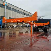 China 18.5m Two Axles Bogie Suspension Logging Truck Trailer for sale