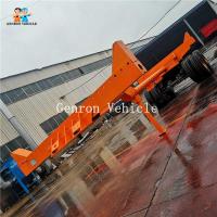 China Steel Heavy Duty 18.5m Logging Semi Trailer To Delivery Forest Wood for sale