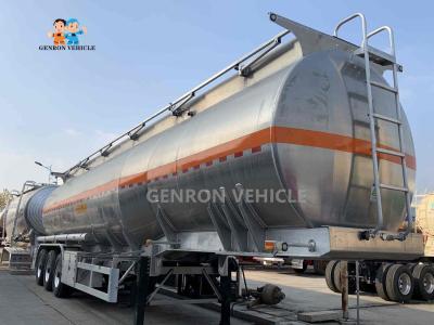 China 45000L 5 Compartments Aluminum Alloy Liquid Tanker Trailer for sale