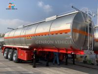 China 45000L 5 Compartments Aluminum Alloy Liquid Tanker Trailer for sale
