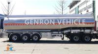 China Mechanical Q235 Plate 5000L 3 Axles Liquid Tanker Trailer for sale