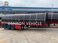 China Insulated Asphalt Bitumen Carbon Steel Tank Trailer for sale