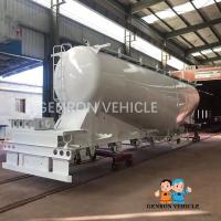 China GENRON 45 CBM 4 axles bulk cement trailers tank semi trailer for Libya for sale