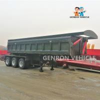 China Hydraulic 3 Axles Coal Side Tipper Semi Tanker Trailer for sale