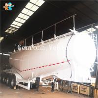 China Mechanical Suspension 4 Axles 45M3 Cement Tanker Trailer for sale