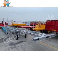 China 40ft Container Transport 50 Tons Skeleton Semi Trailer for sale
