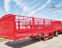 China 50T Loading 3 Axles Cargo Transport Fence Semi Trailer for sale