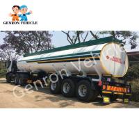 China 3 Axles 4 Compartments 40000L Liquid Tanker Trailer for sale
