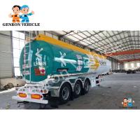 China 13 Meters 13T Axles Oval Diesel Tanker Semi Trailer for sale