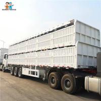 China 12.6M Mechanical Suspension Cargo Drop Side Semi Trailer for sale