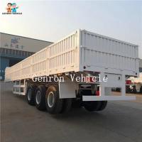 China 40ft Containers 80T Drop Side Semi Trailer With Twist Locks for sale