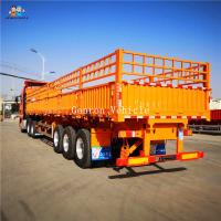 China 50T Side Tipper Semi Trailer 3 Axle Semi Trailer Mechanical Suspension for sale