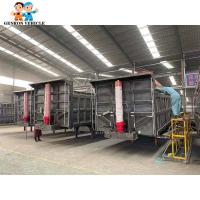 China Heavy Duty Dump Semi Trailers Mechanical / Air Suspension Semi Trailer Tipper for sale