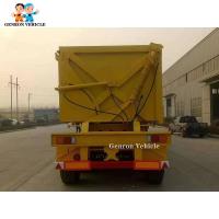 China 6 Axles Mechanical Suspension T700 Dump Semi Trailers Super Link Double Side Tipper for sale
