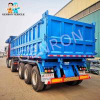 China 3 Axles 12.00R22.5 Semi Trailer Dump Truck Mechanical Suspension for sale