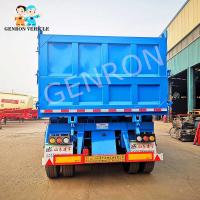 China 3 Axles 12.00R22.5 Semi Trailer Dump Truck Mechanical Suspension for sale