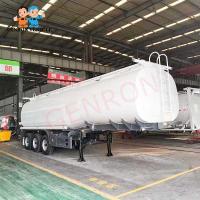 China 40000 Liters Liquid Tanker Trailer FUWA 13T Axle Fuel Tank Trailer for sale