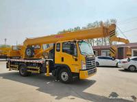 China Small 10 Tons Construction Truck Trailer Hydraulic Mobile Truck Crane 80km/H for sale