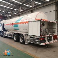 China Liquid Normal Gas LNG Cryogenic Fuel Tank Semi Trailer three axles for sale