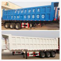 China Rear U Shaped 50T Tipper Dump Semi Trailers Truck Utility Trailer Tandem for sale