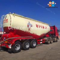 China Construction Building Bulk Cement Tanker Semi Trailer With Compressor for sale